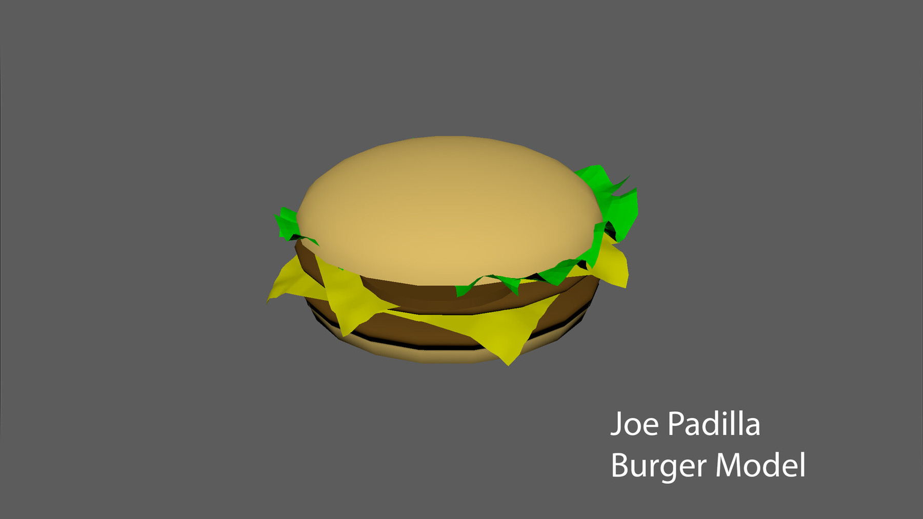 ArtStation - Burger Model | Resources