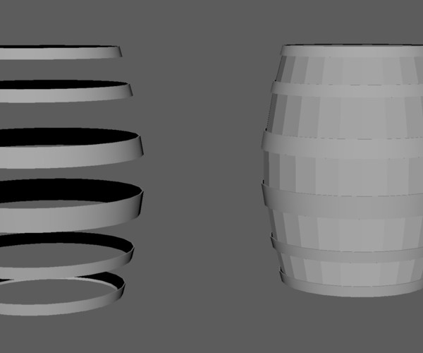 ArtStation - Barrel model | Resources