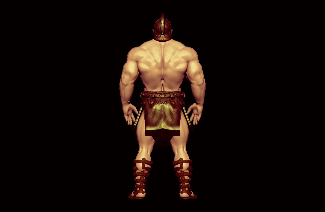 ArtStation - bodybuilder fighter | Game Assets