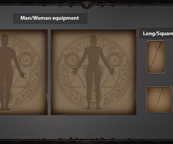 ArtStation - Demonic UI | Game Assets