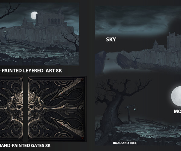 ArtStation - Demonic UI | Game Assets