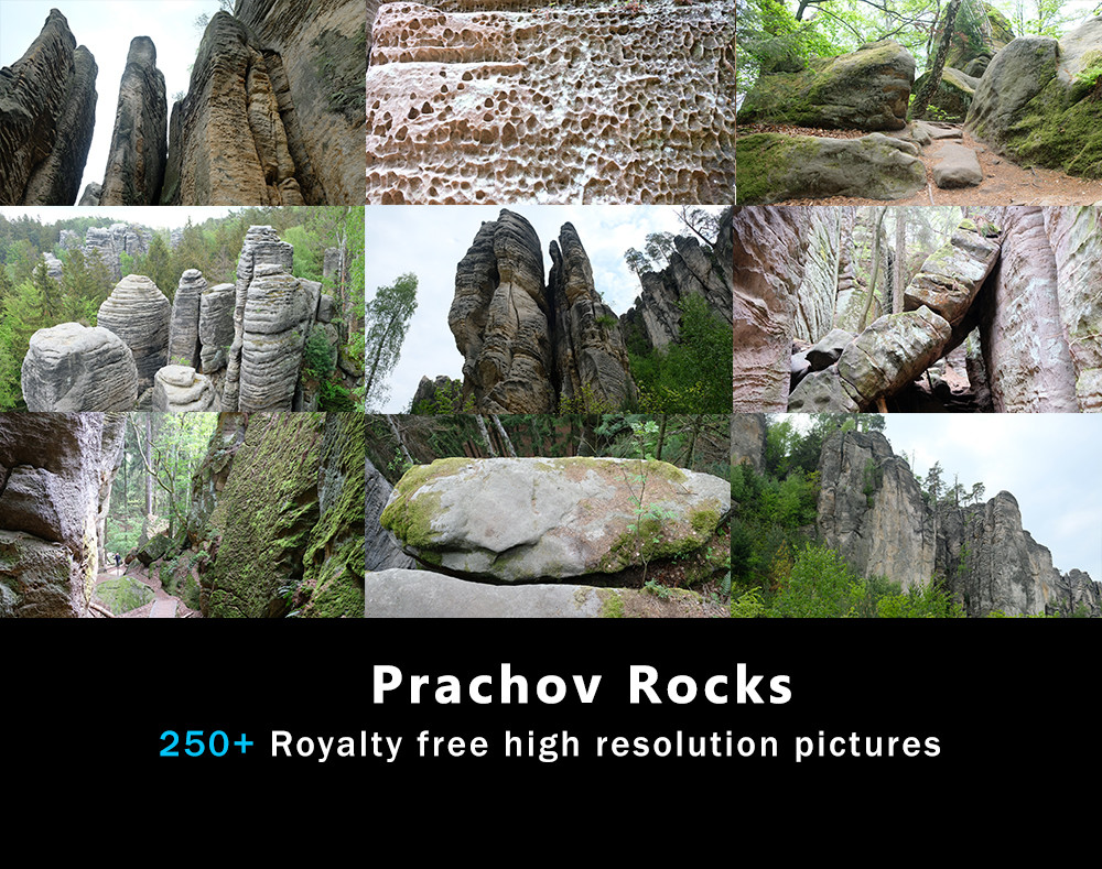 ArtStation - Prachov Rocks photopack | Resources