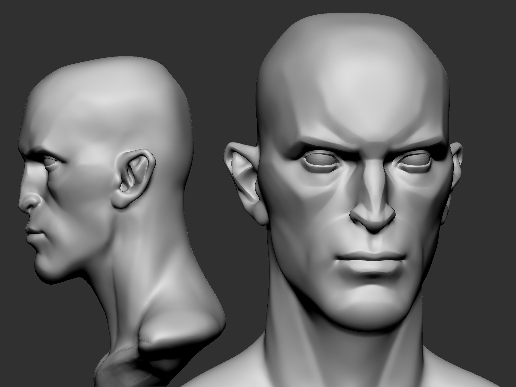 ArtStation - stylized Male head Basemesh2 | Resources