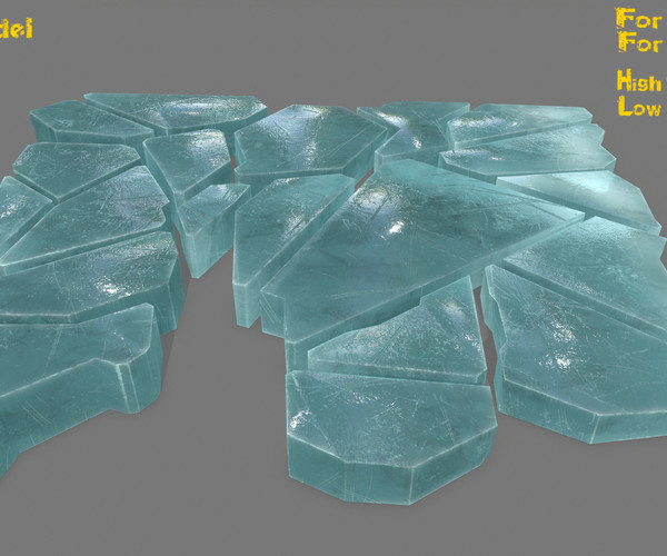 ArtStation - ice set | Game Assets