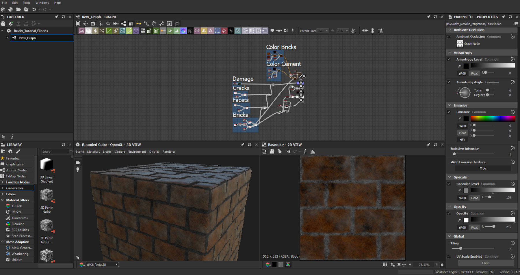 ArtStation - Substance Designer - Bricks | Tutorials