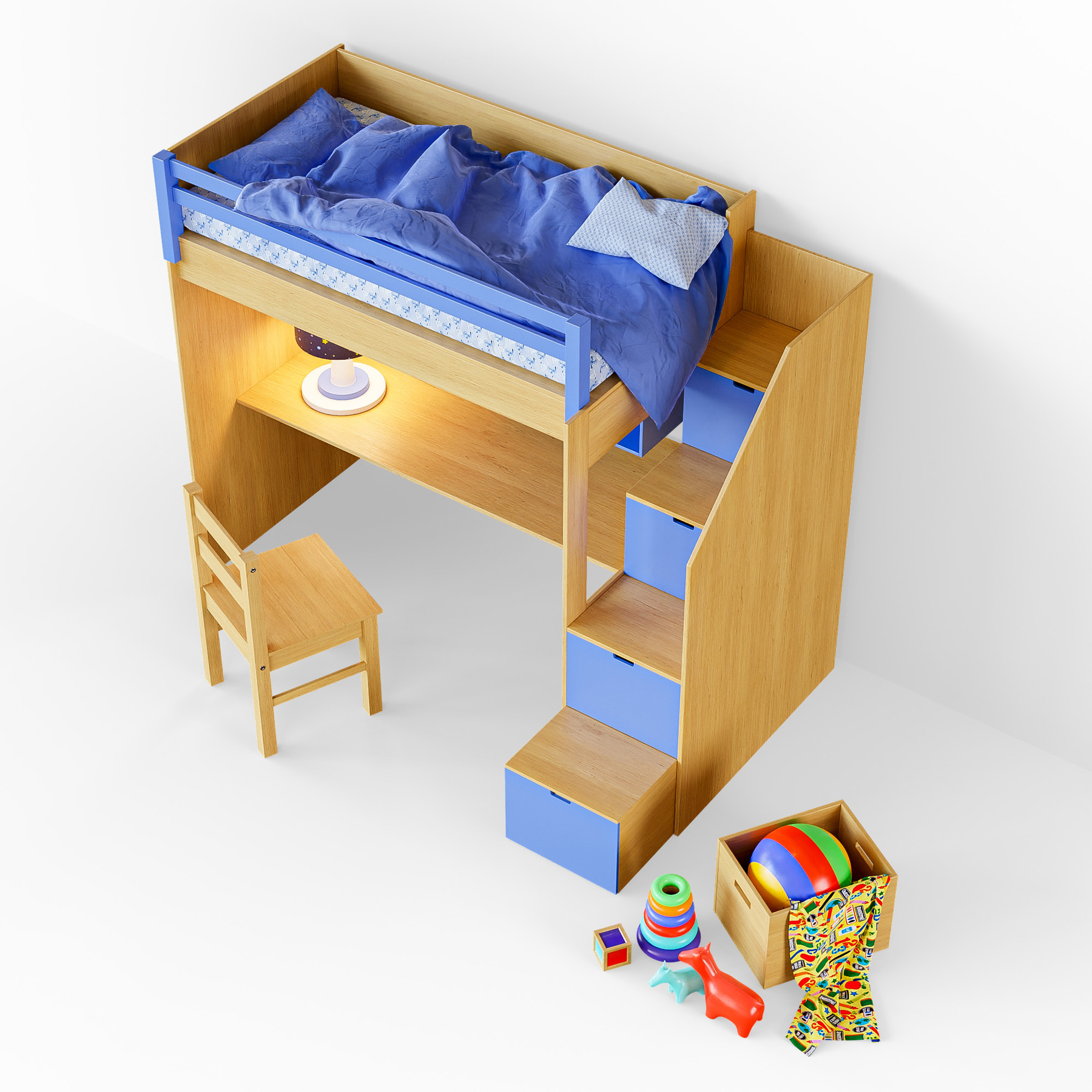 ArtStation - Childrens Bunk Bed | Resources