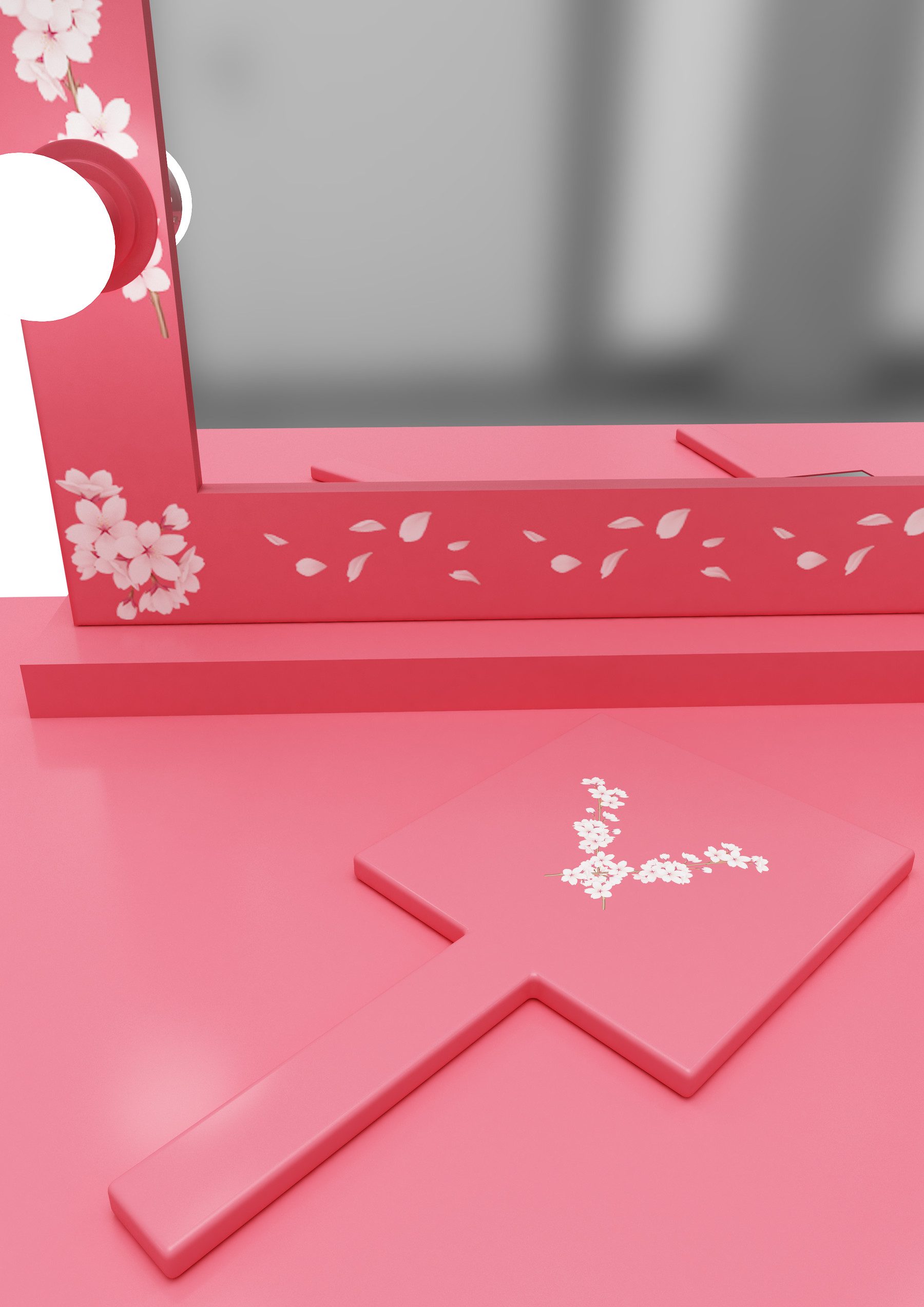 ArtStation - Make up mirror and set | Resources