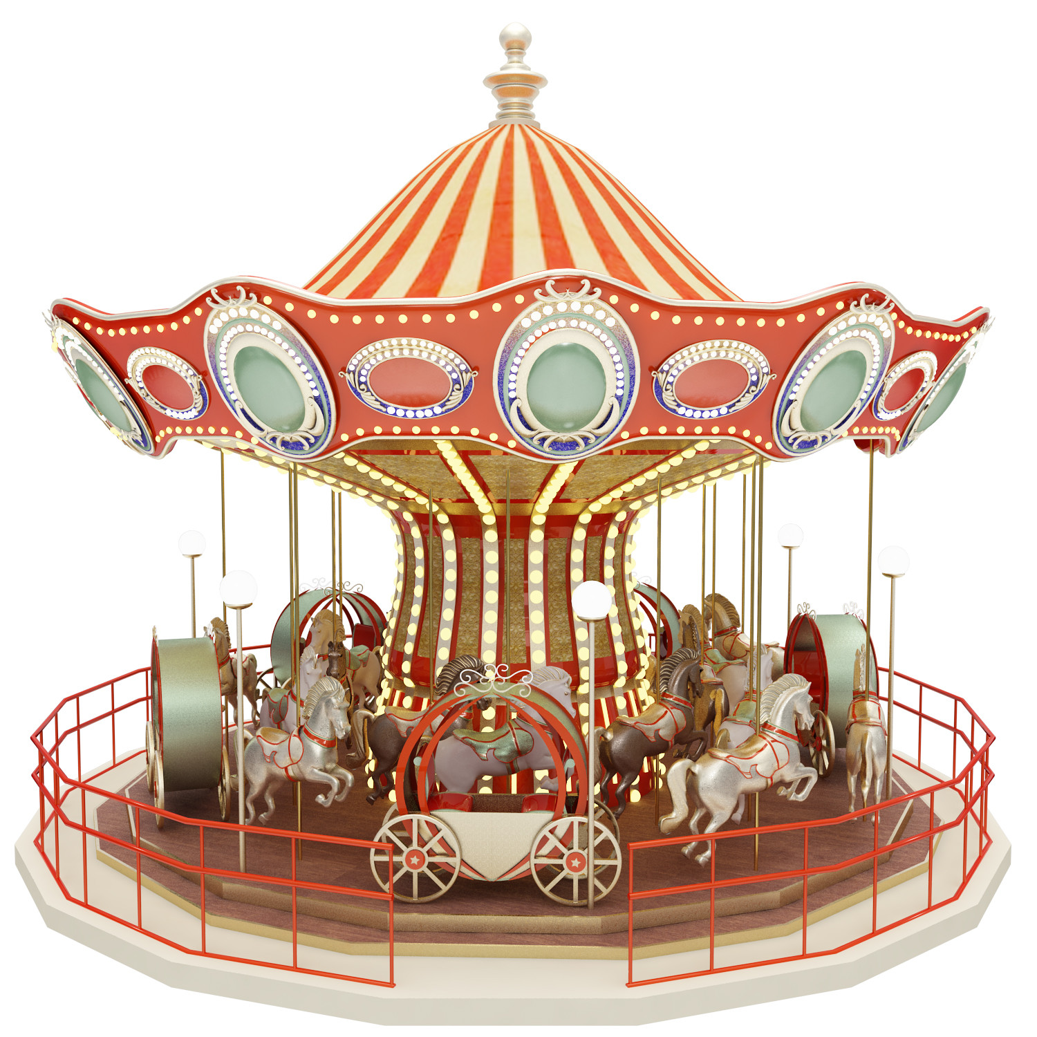 ArtStation - Amusement Park Equipment 3D model | Resources