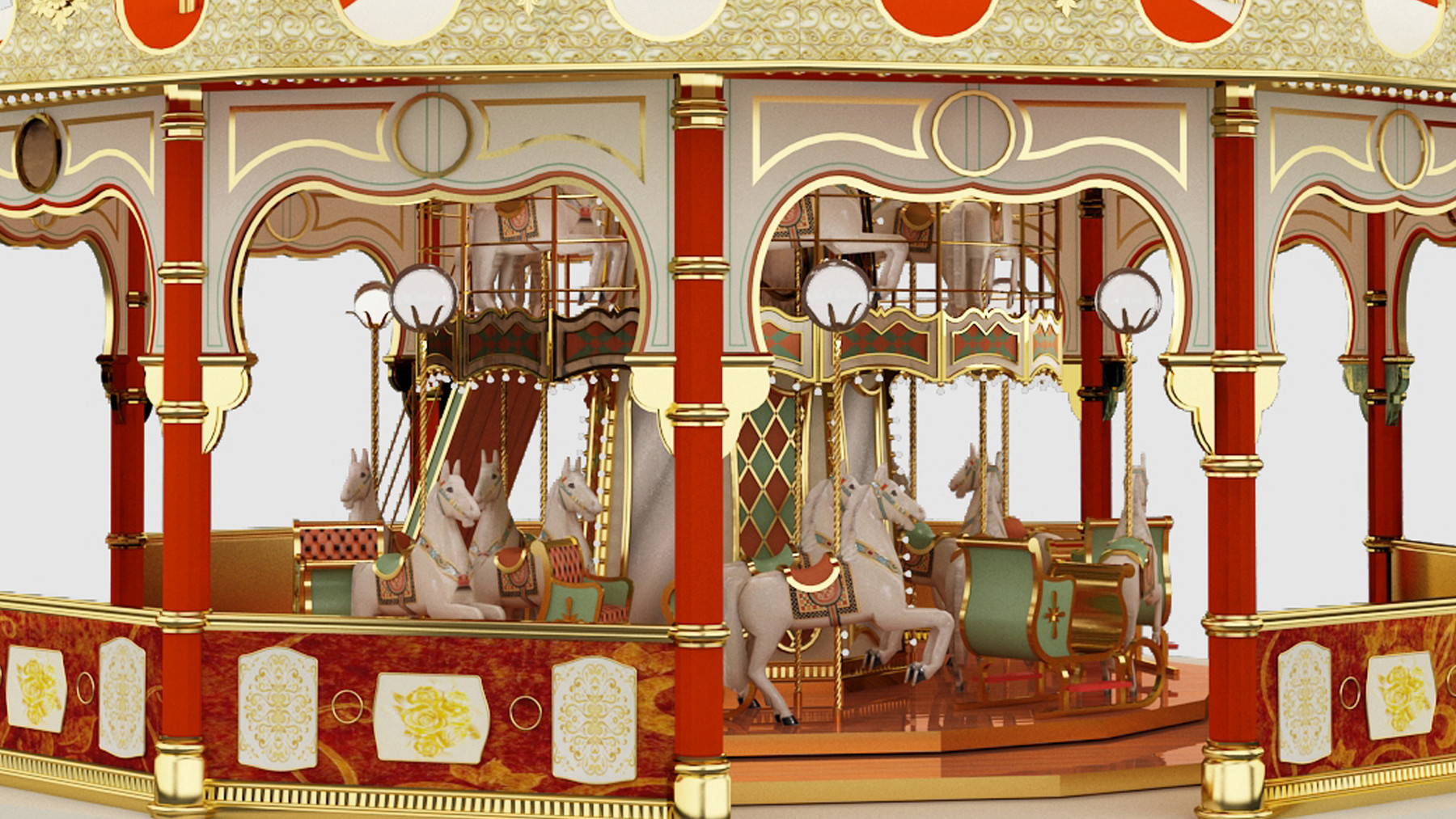 ArtStation - carousel 3d model | Resources