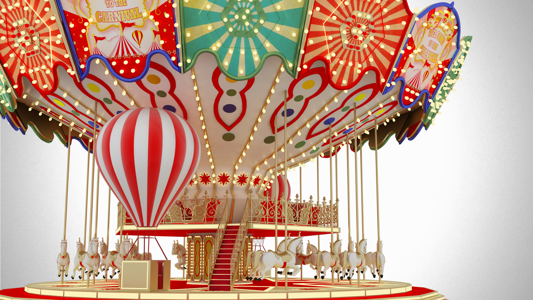 ArtStation - Carousel 3D model | Resources