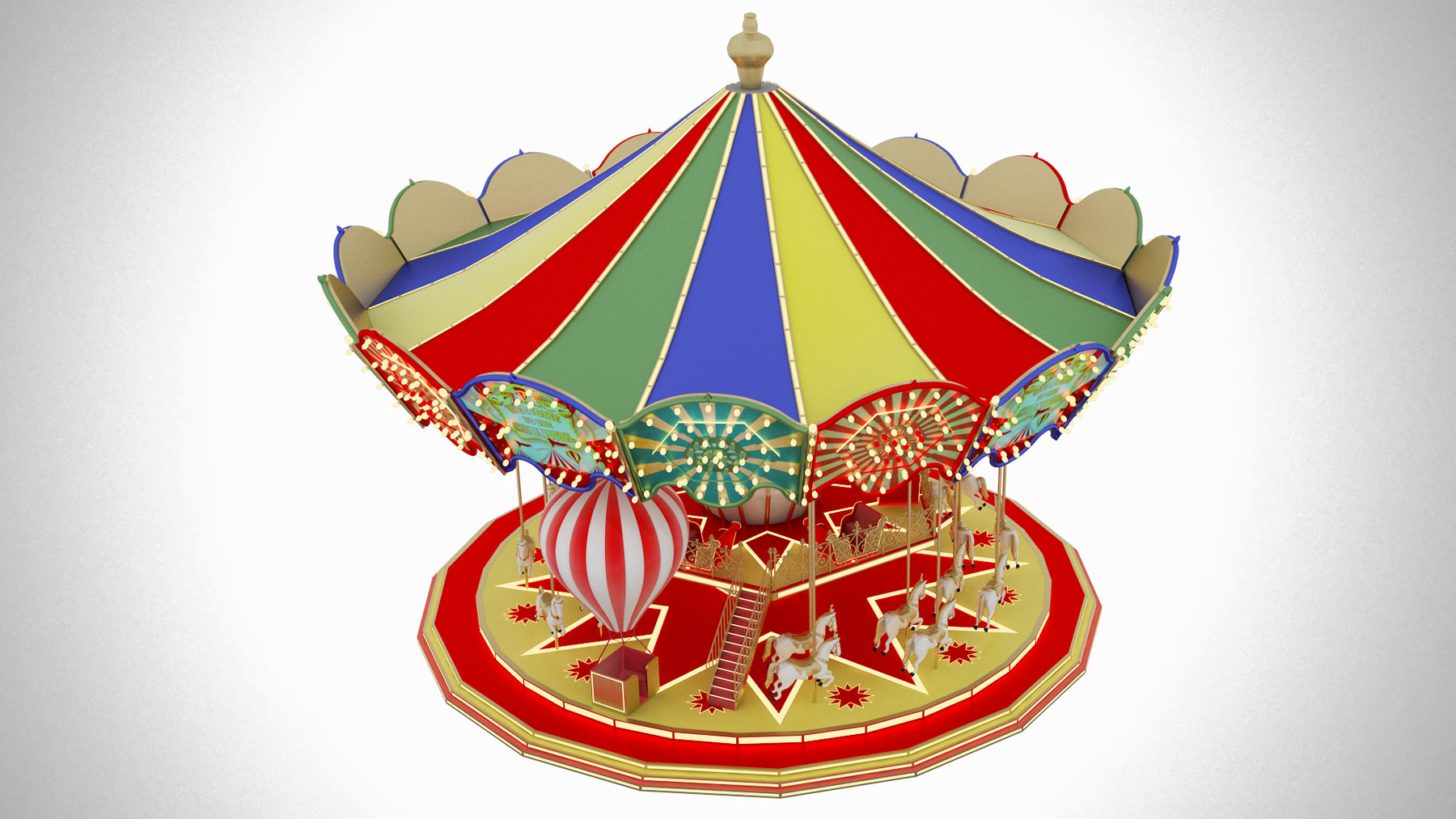 ArtStation - Carousel 3D model | Resources