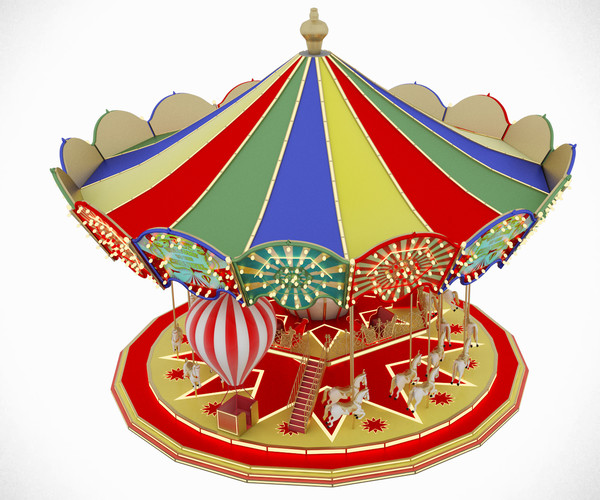 ArtStation - Carousel 3D model | Resources