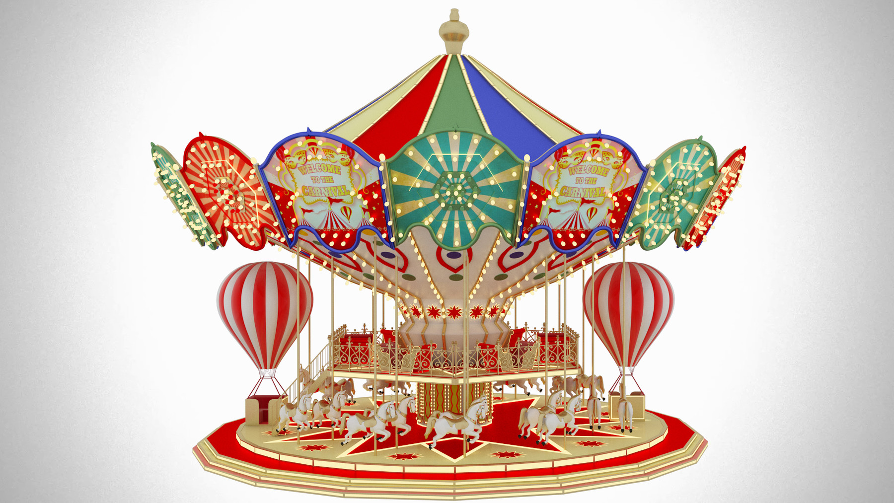 ArtStation - Carousel 3D model | Resources