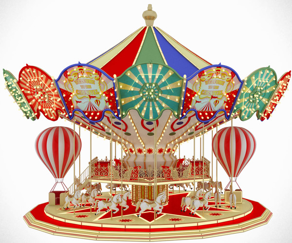 ArtStation - Carousel 3D model | Resources