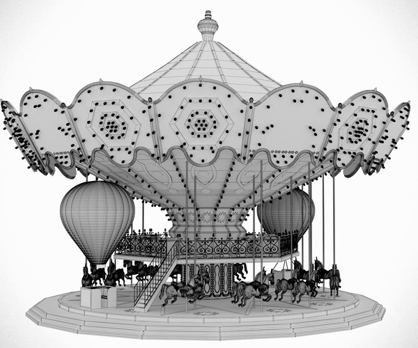 ArtStation - Carousel 3D model | Resources