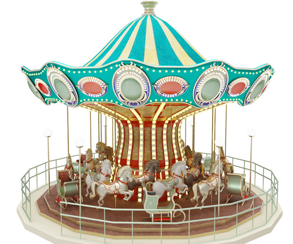 ArtStation - Carousel 3D model | Resources