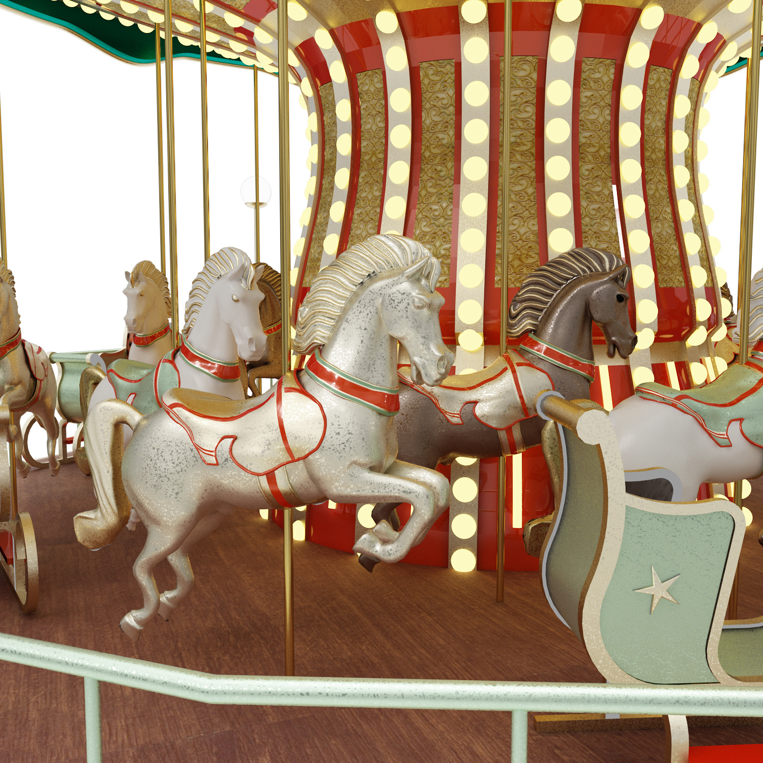 ArtStation - Carousel 3D model | Resources