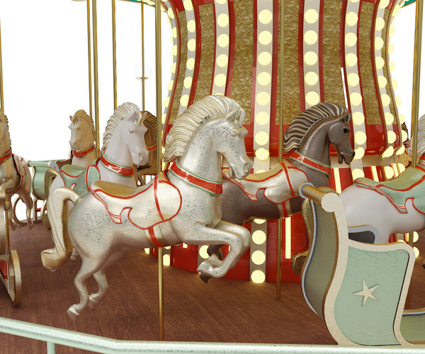 ArtStation - Carousel 3D model | Resources