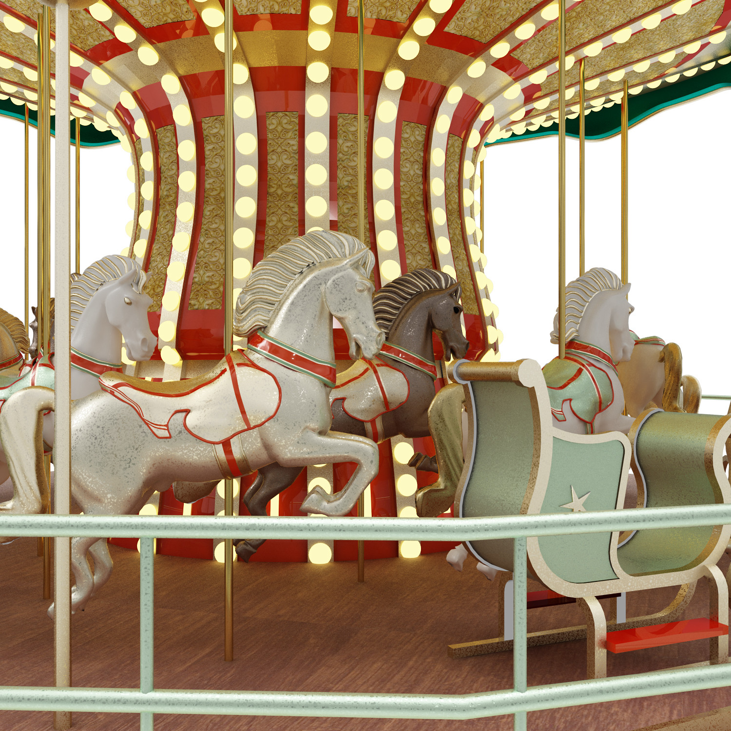 ArtStation - Carousel 3D model | Resources
