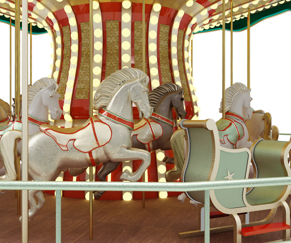 ArtStation - Carousel 3D model | Resources