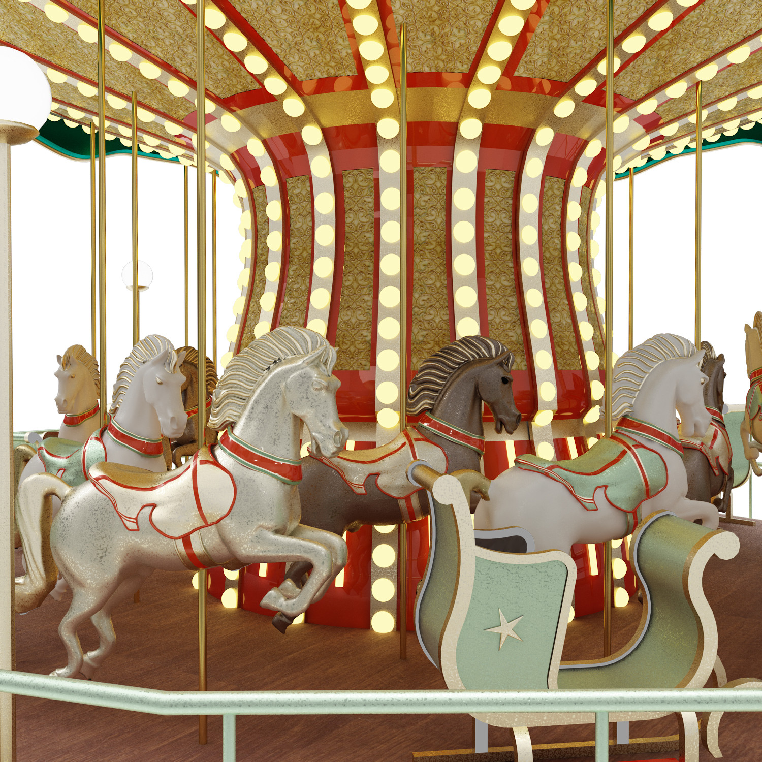 ArtStation - Carousel 3D model | Resources