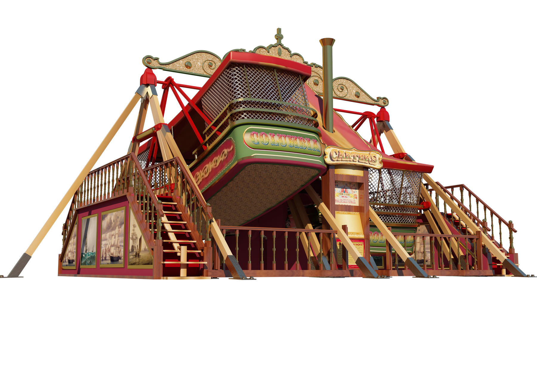 ArtStation - Carters Steam Fair 3D model | Resources