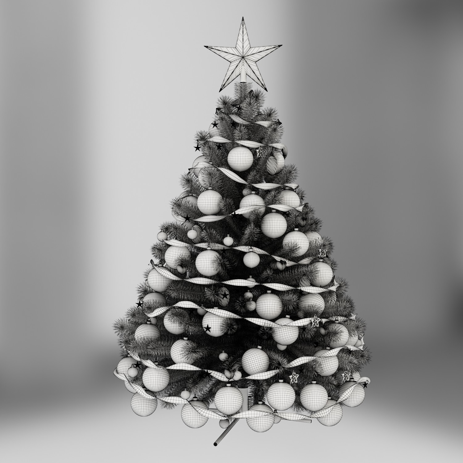 ArtStation - Christmas tree 3D model | Resources
