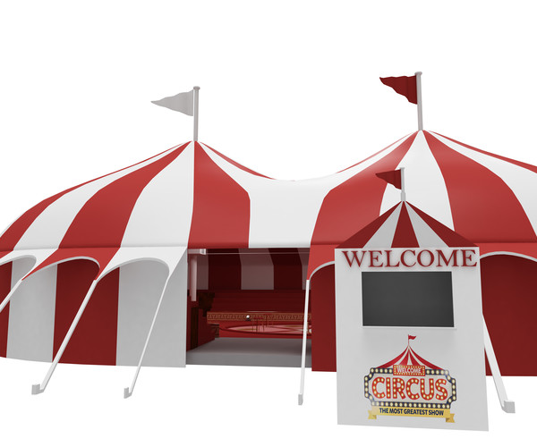 ArtStation - Circus interior and exterior model 3D model | Resources