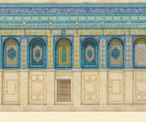 ArtStation - Dome of the Rock Jerusalem 3D model | Resources