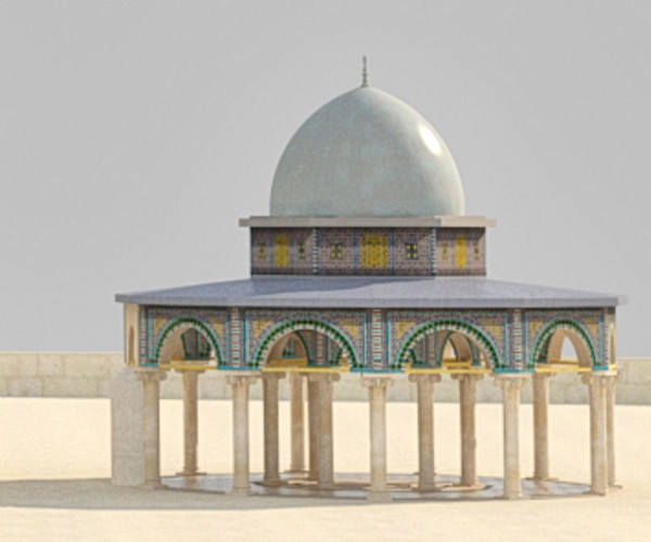 ArtStation - Dome of the Rock Jerusalem 3D model | Resources