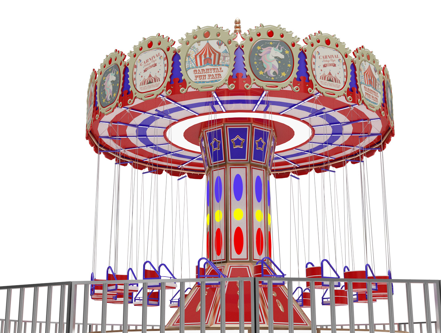 ArtStation - Funfair Swing 3D model | Resources
