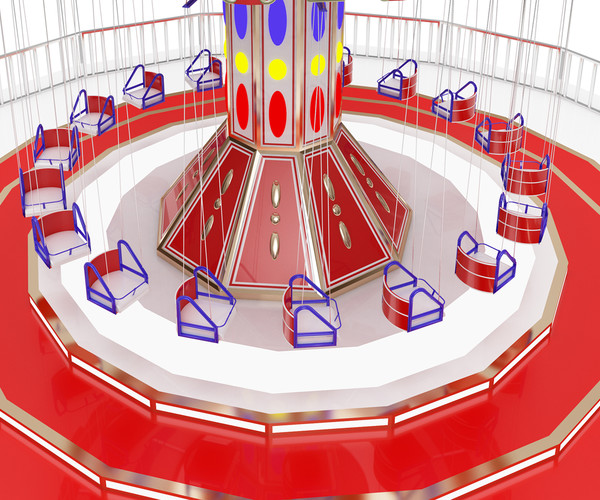 ArtStation - Funfair Swing 3D model | Resources