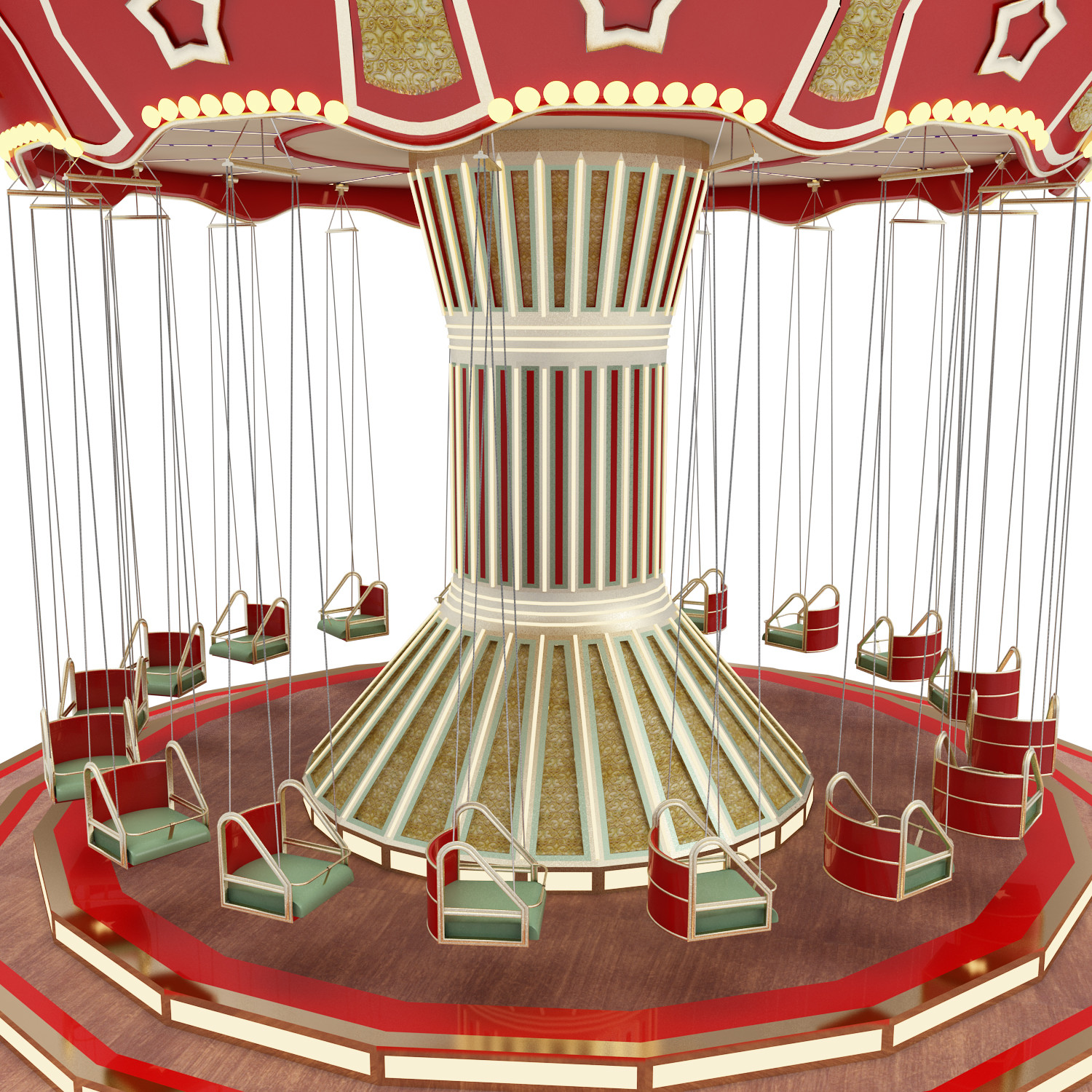 ArtStation - Funfair Swing 3D model | Resources