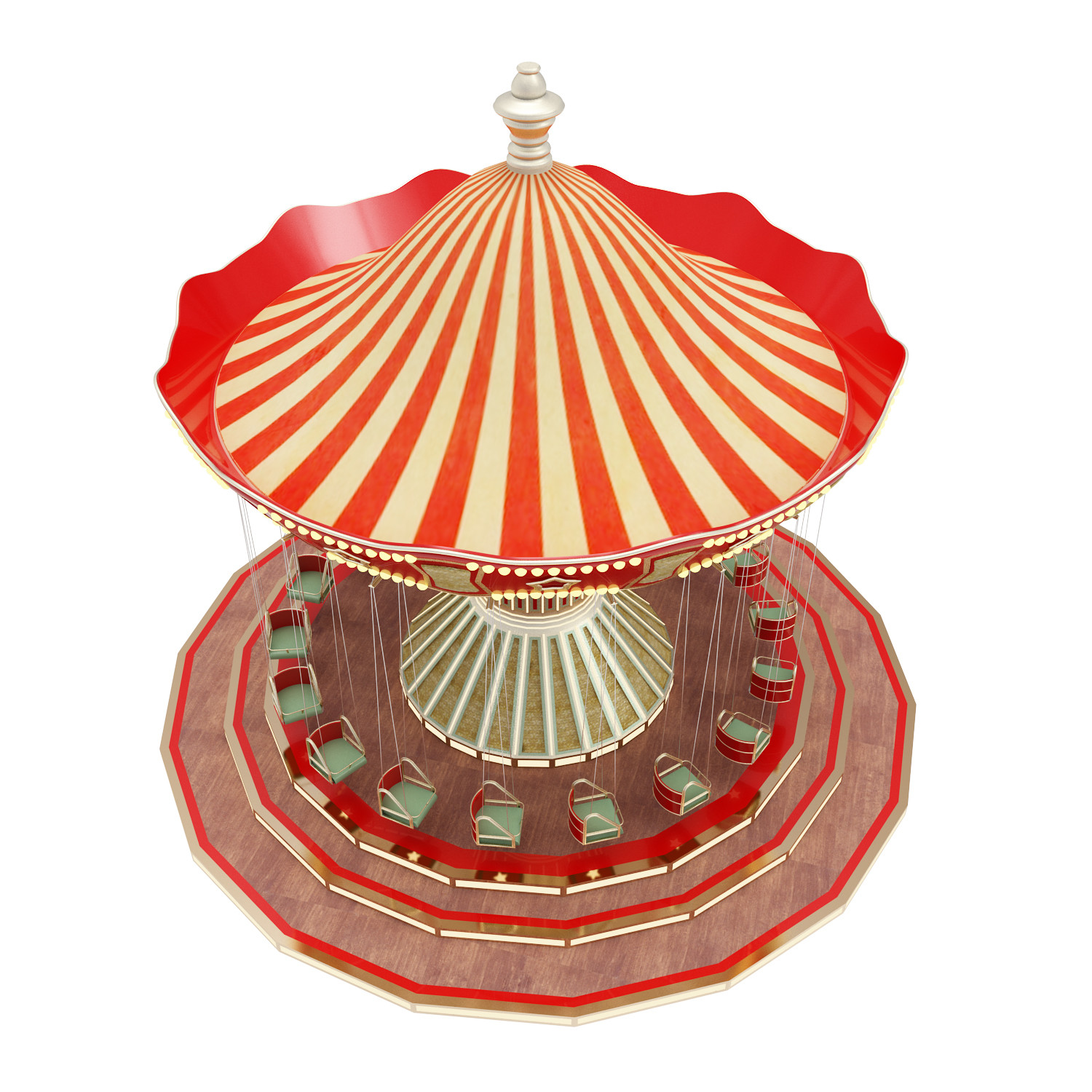 ArtStation - Funfair Swing 3D model | Resources