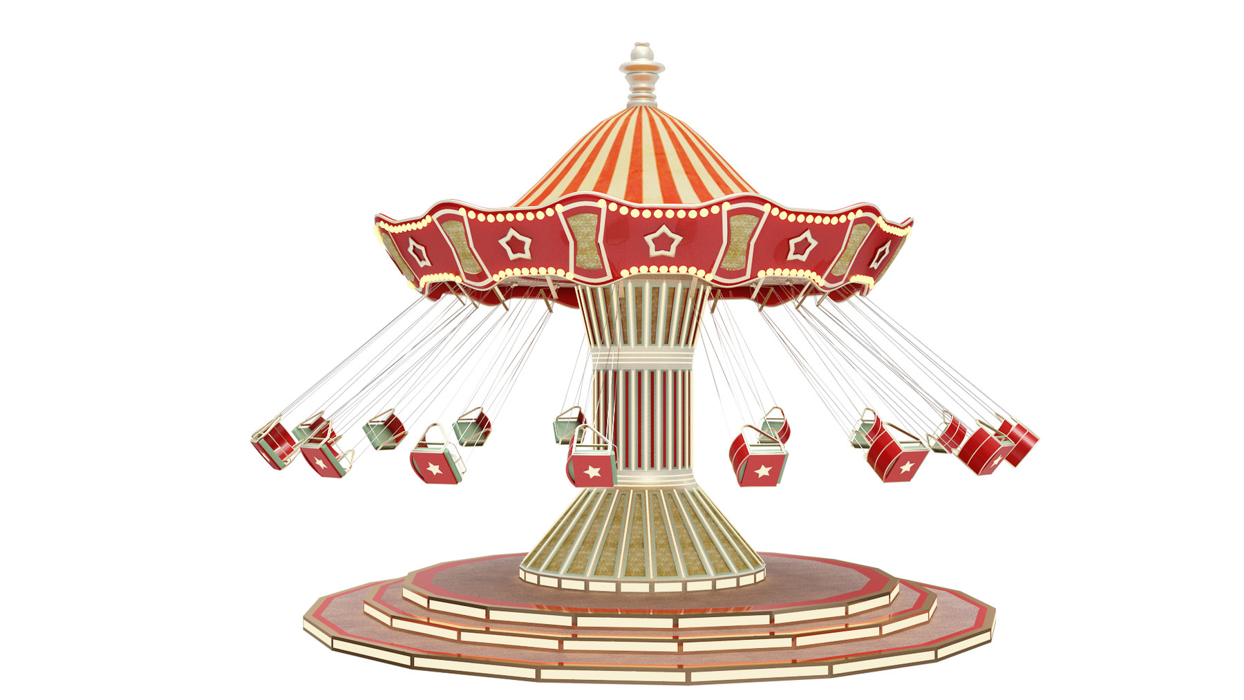 ArtStation - Funfair Swing 3D model | Resources