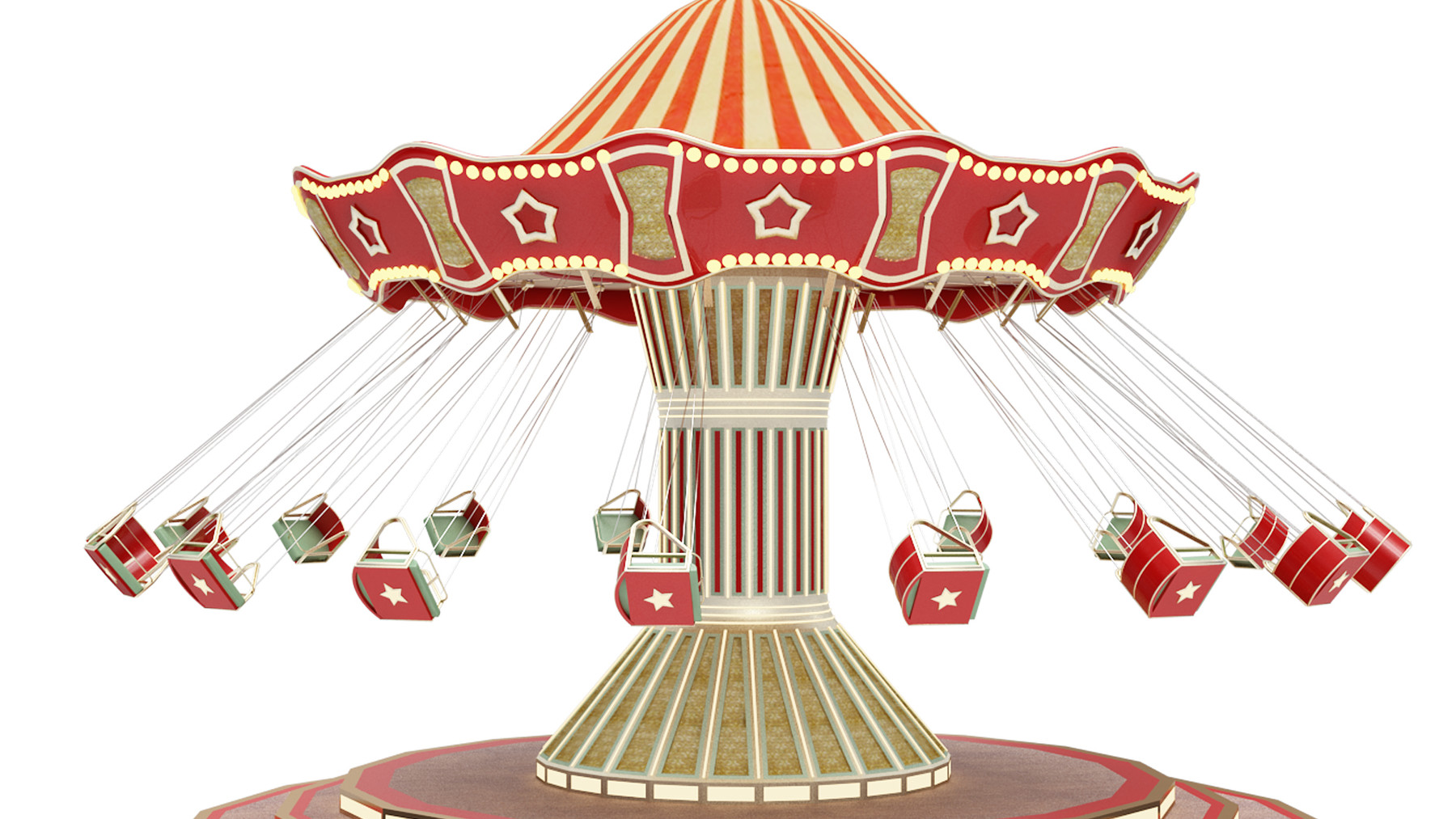ArtStation - Funfair Swing 3D model | Resources