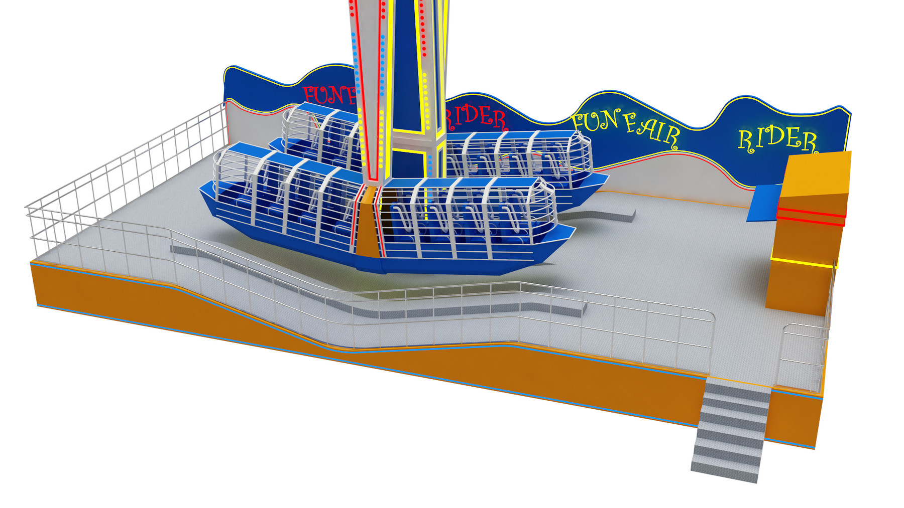 ArtStation - Funfair Rider 3D model | Resources