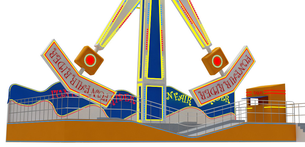 ArtStation - Funfair Rider 3D model | Resources