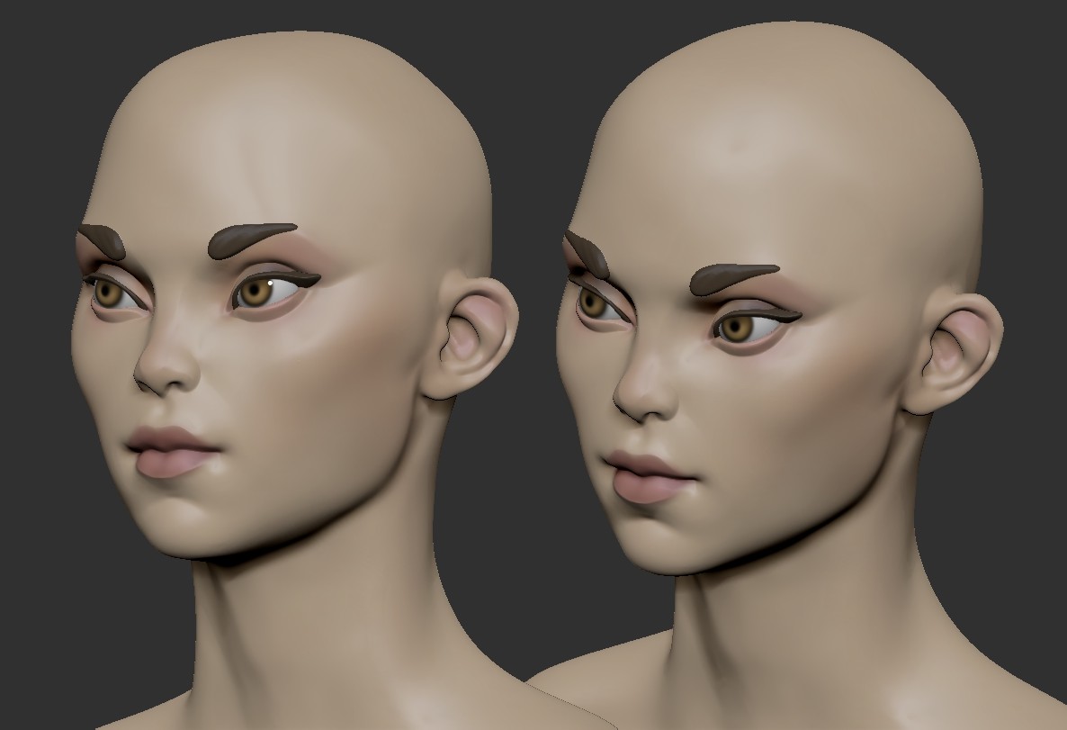 ArtStation - Stylized Head Female 1 | Resources