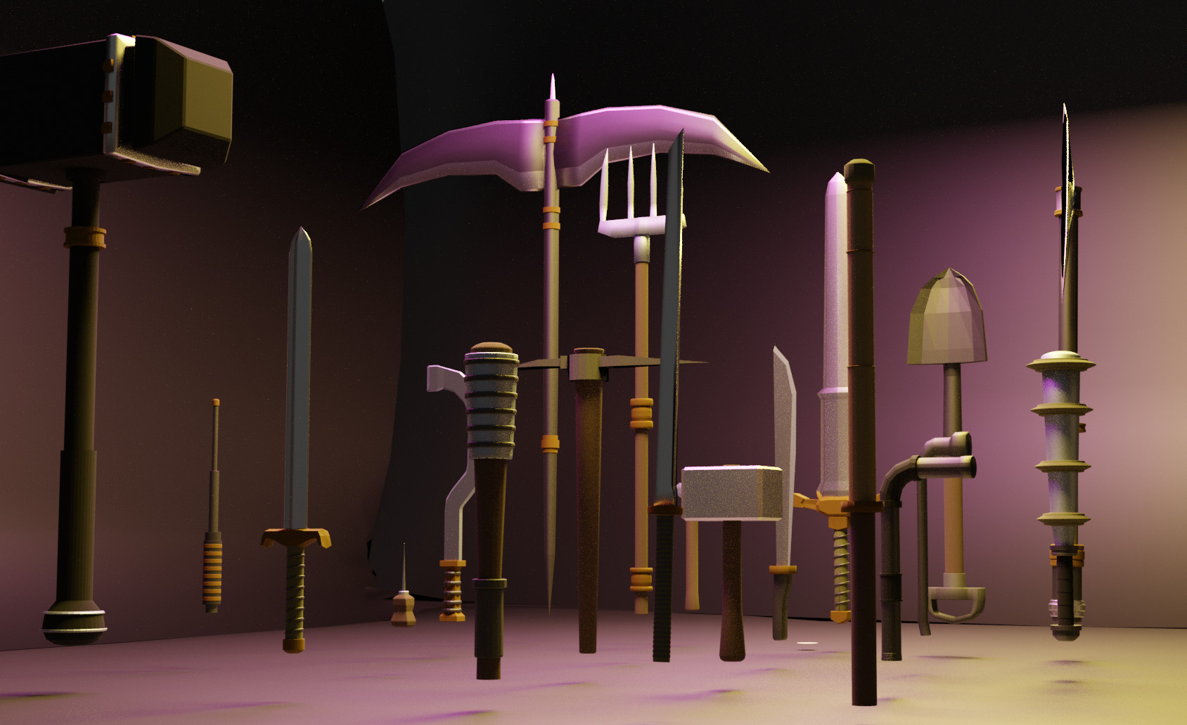 ArtStation - Melee Weapon Set | Resources