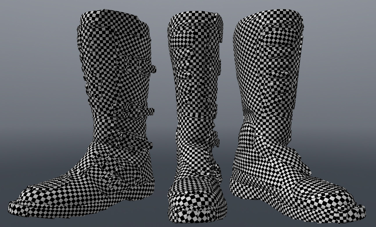 ArtStation - Dirt Bike Boot - 3d scan retopo Zbrush File | Resources