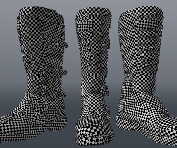 ArtStation - Dirt Bike Boot - 3d scan retopo Zbrush File | Resources