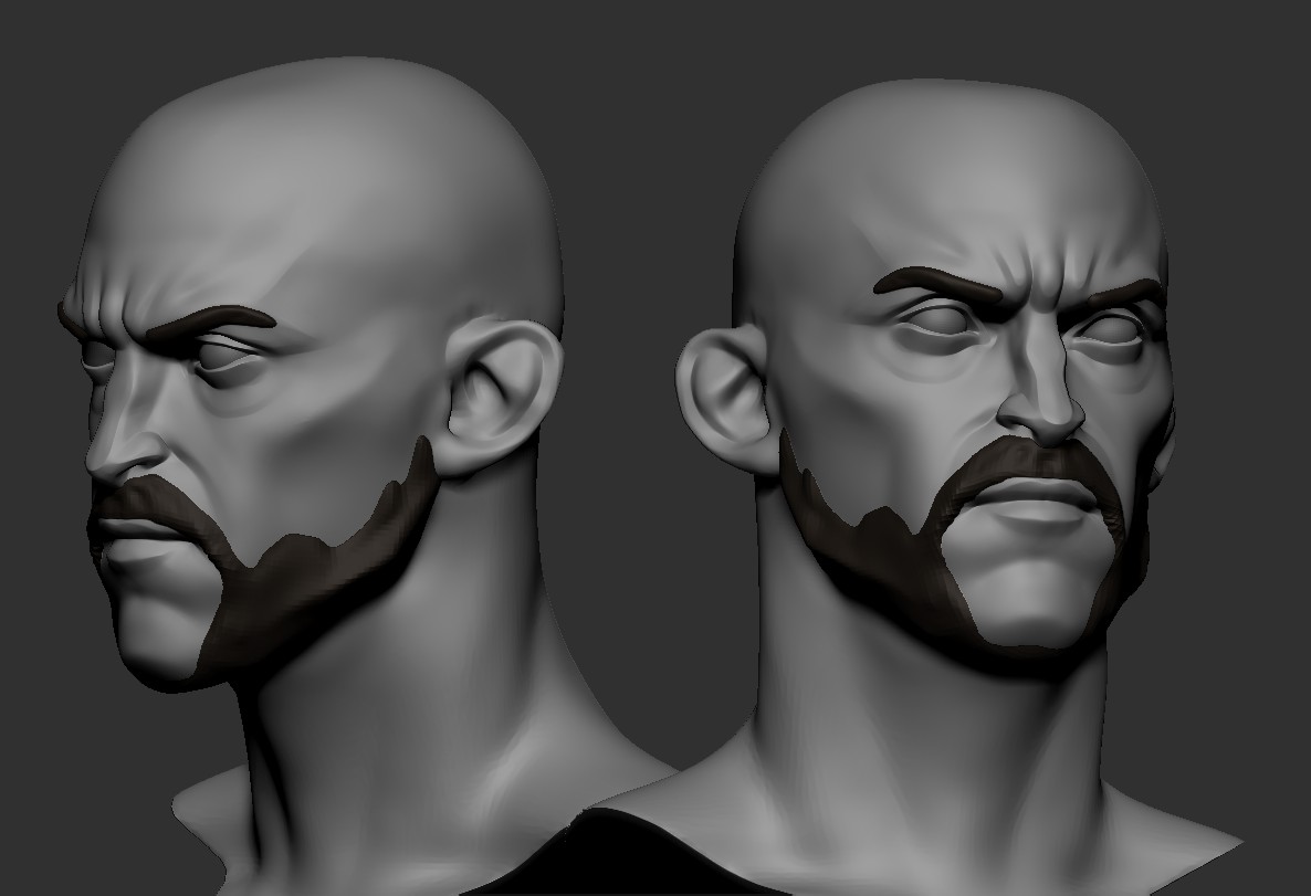ArtStation - Stylized logan head | Resources