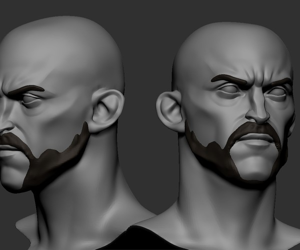 ArtStation - Stylized logan head | Resources