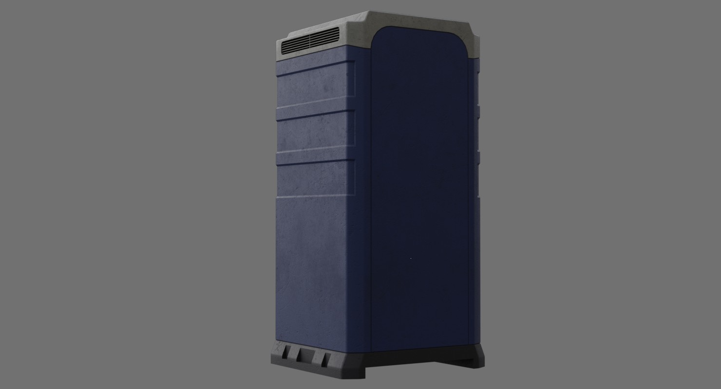 ArtStation - Portable Toilet 2B | Game Assets