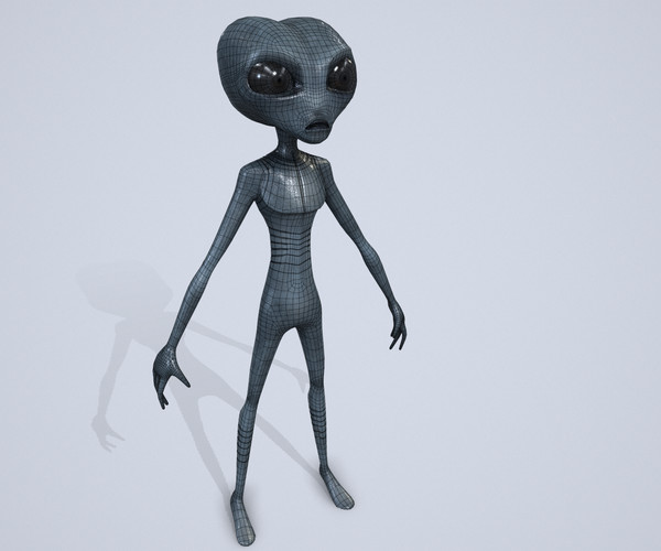 ArtStation - Alien character 3d Model | Resources