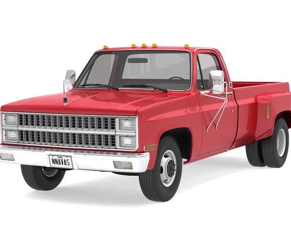 ArtStation - VINTAGE DUALLY PICKUP TRUCK 2 | Game Assets