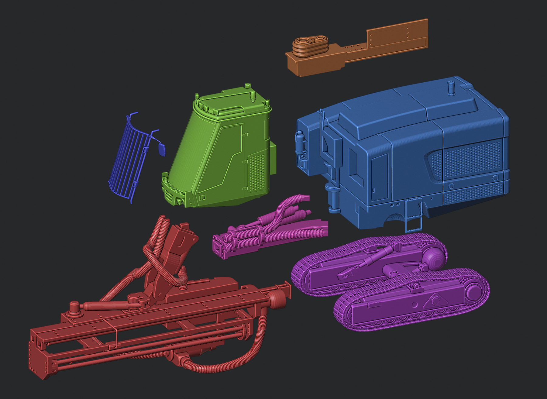 ArtStation - Sandvik DP1500i 3D Print Ready Toy (includes CGI version ...