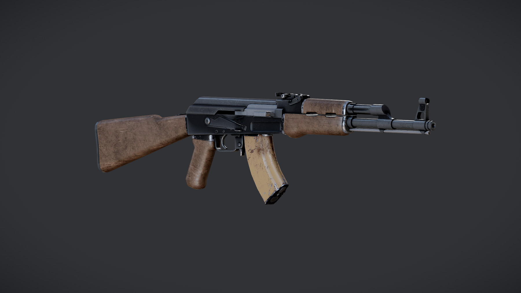ArtStation - Original (factory blueprint based) AK-47 | Resources