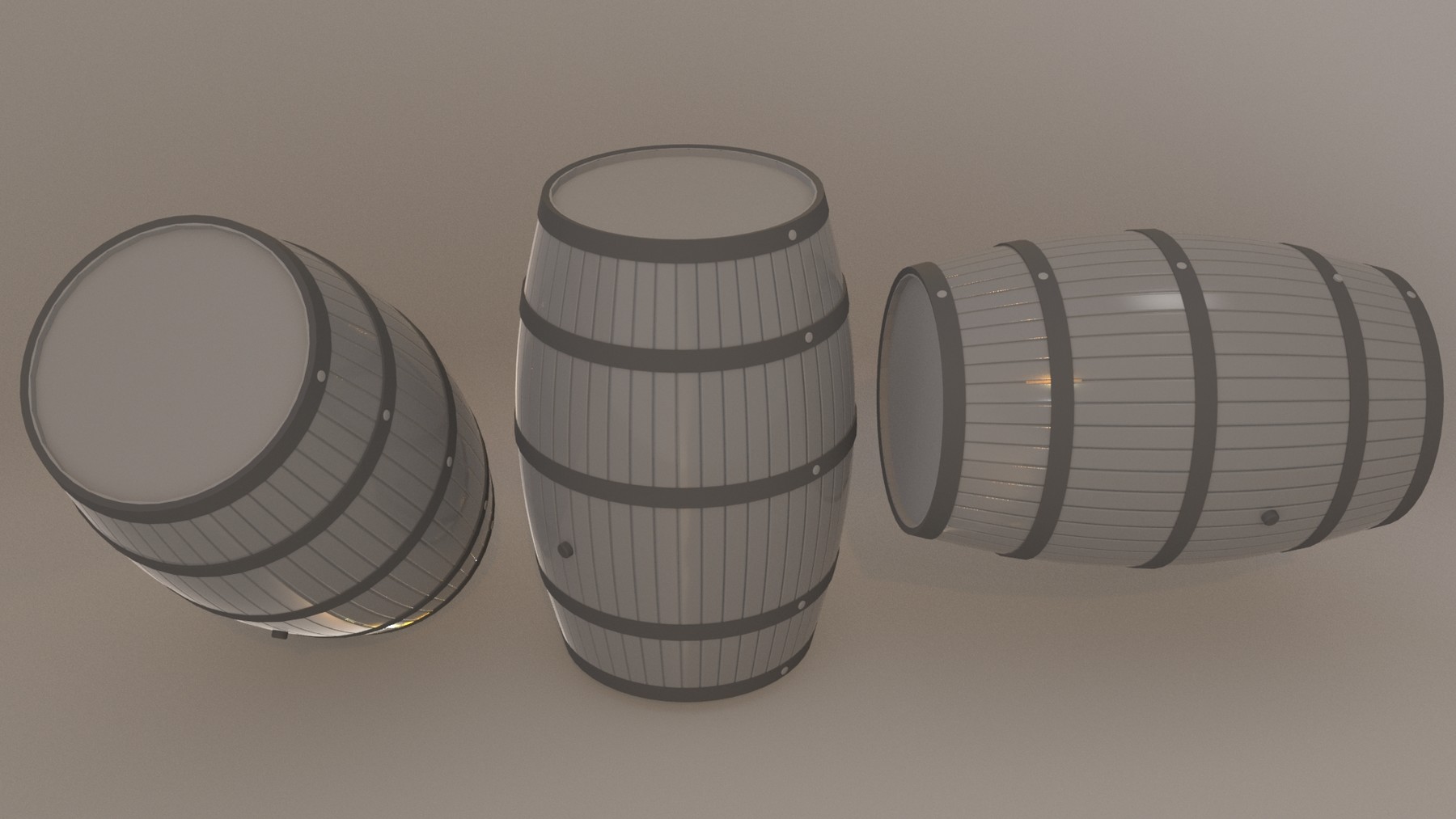 Juan Rodriguez - High and Low Poly Barrel